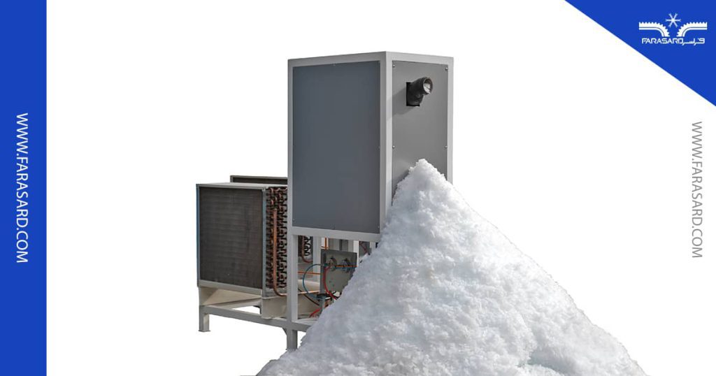 یخساز پودری چیست و راهنمای خرید دستگاه یخساز پودری - فراسرد